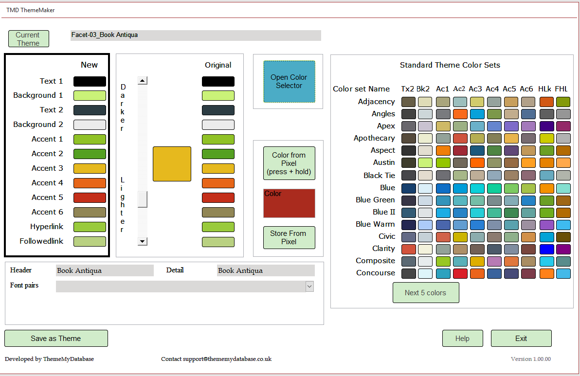 Theme an old Access database, the easy way.